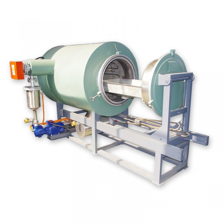 Vacuum Pyrolysis Furnace for Cleaning of Screws - Thermal cleaning systems