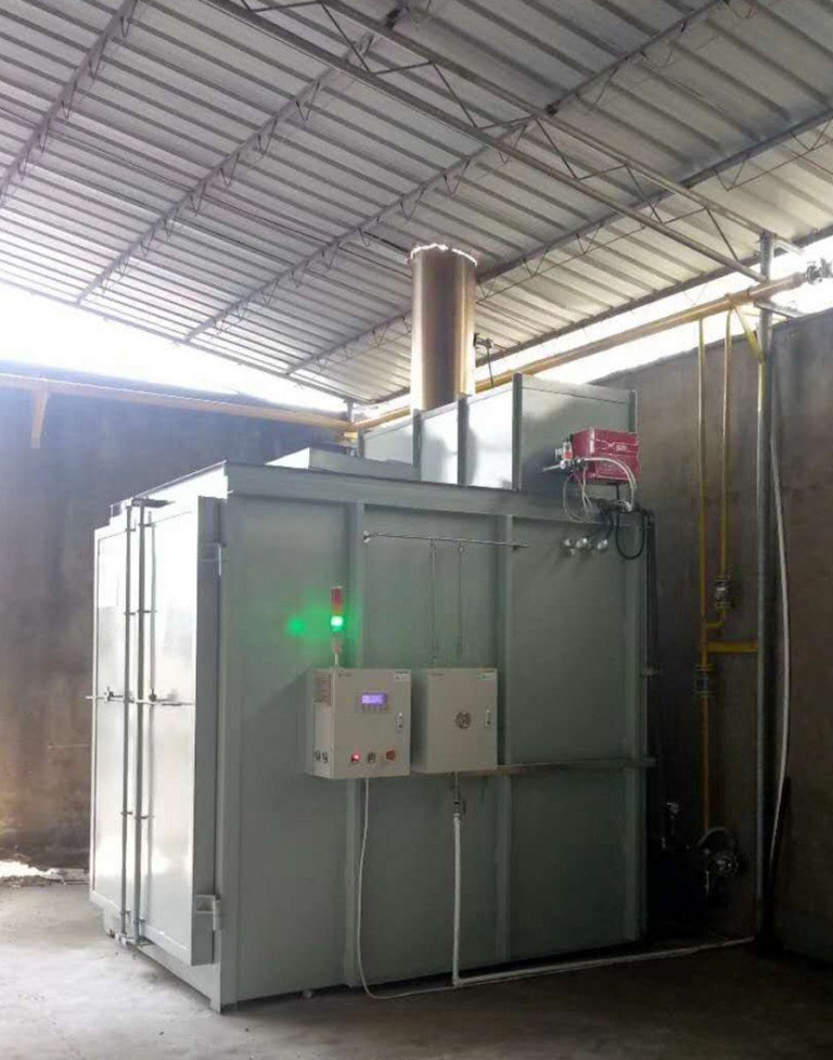 Controlled Pyrolysis Burn Off Oven - Thermal cleaning systems